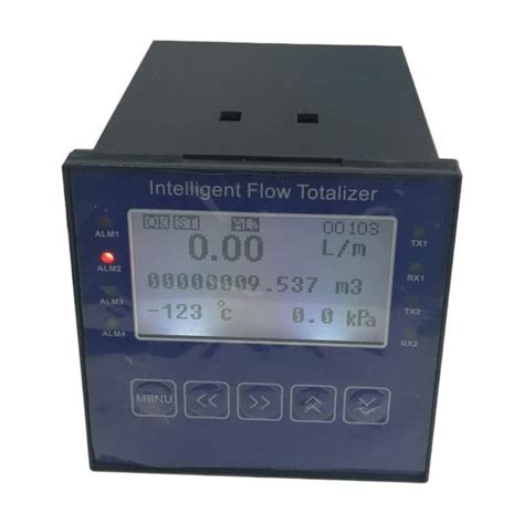 Intelligent Flow Totalizer For Flow Meter Accept Pulse 4 20ma 0 10ma 0 5v Pt100 Signal Relay