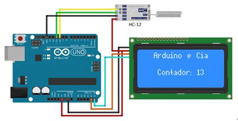 Contador Remoto Com Sensor Indutivo E Módulo Wireless Hc 12 Arduino E Cia
