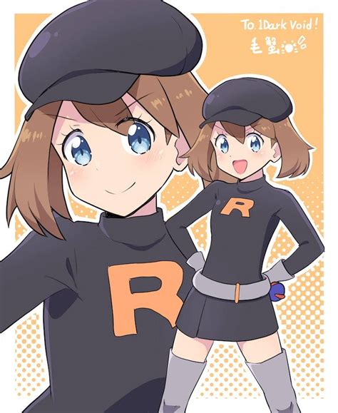 May Maple Team Rocket Black Outfit By Shadowman144 On Deviantart