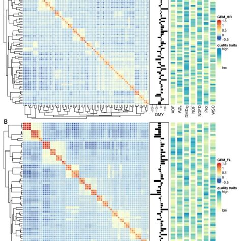 Allele Frequency Based Genomic Relationship Matrix Grm For 79
