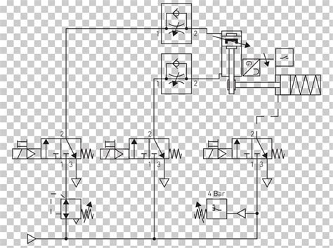 Schematic Circuit Diagram Wiring Diagram Pneumatic Circuit Electronic Circuit PNG Clipart