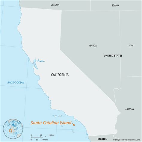 Santa Catalina Island California Map And Facts Britannica