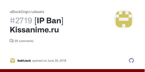 Ip Ban · Issue 2719 · Ublockoriginuassets · Github