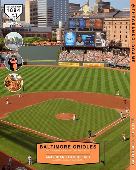 The Grand Old Game On Instagram Baltimore Orioles Orioles Ballpark