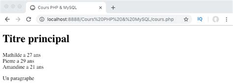 Les Tableaux Associatifs En Php Pierre Giraud