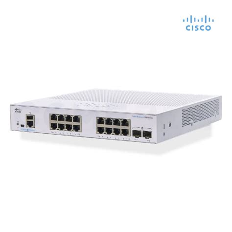 Cisco Cbs250 16 Port Ge Poe 2x1g Sfp Cbs250 16p 2g Eu