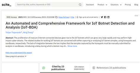 An Automated and Comprehensive Framework for IoT Botnet Detection and Analysis (IoT-BDA)