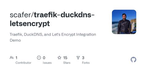 Traefik Duckdns Letsencryptdocker Composeyml At Main · Scafertraefik