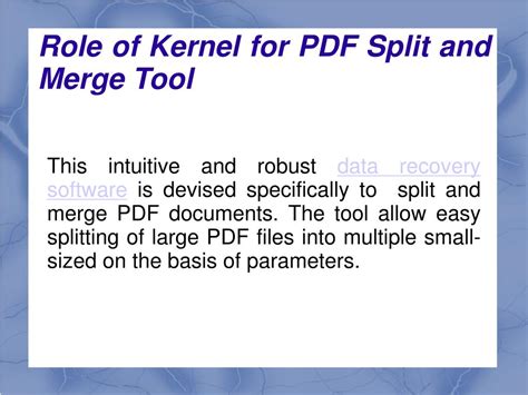 PPT Perform Easy PDF Splitting With PDF Split Utility PowerPoint Presentation ID