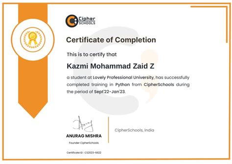 Kazmi Mohammad Zaid On Linkedin Successfully Completed Training In