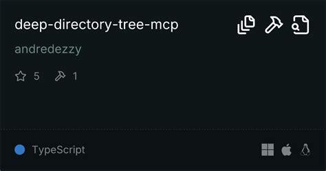 deep directory tree mcp glama