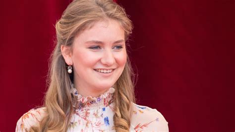 Princess Elisabeth Steps Out In Gorgeous Floral Dress For Belgiums