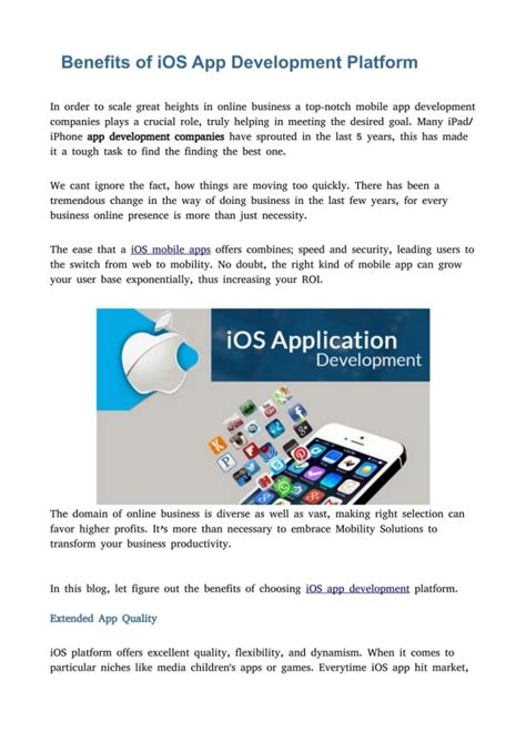 Ppt Importance Of Ios App Development Powerpoint Presentation Free Download Id 11787967