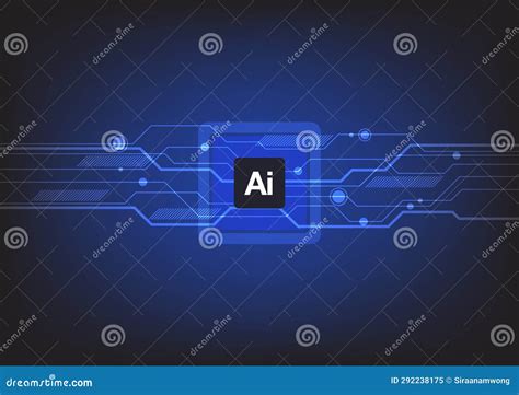 Ai Artificial Intelligence Chip Stock Illustration Illustration Of Chip Algorithm 292238175