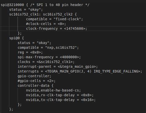 如何在jetson Tx2 Nx上正确使用sc16is752通过spi实现串口扩展 Jetson Tx2 Nvidia