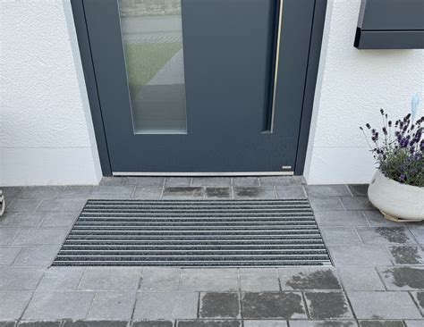 Eingelassene Fußmatte Für Innen Nach Maß Ripseinlage Alu