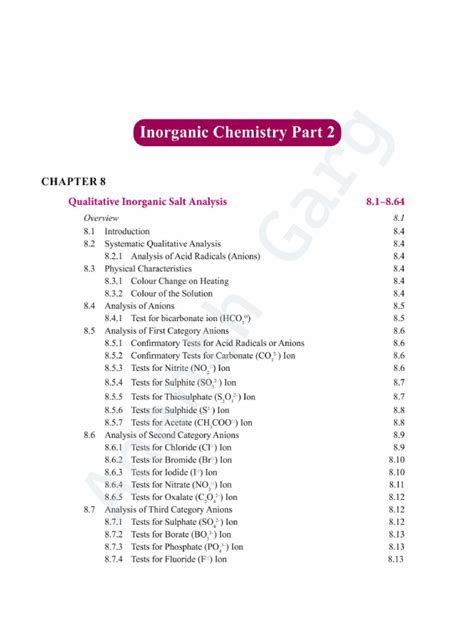 Qualitative Inorganic Salt Analysis Pdf