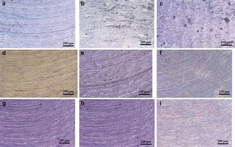 Surface Morphology Of Machined Samples Machining Condition A Bd B Be