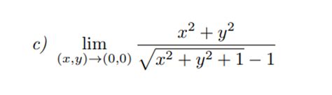 Solved Find The Limit If It Exists Or Show That The Limit Chegg