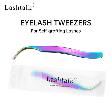 Lashtalk Diy 클러스터 속눈썹 핀셋 D 01 볼륨 인조 속눈썹 연장 어플리케이터 셀프 접목용 메이크업 도구 샤프하지 않음 메이크업