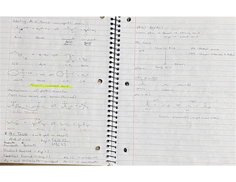Acid And Bases Dr Vickery S Organic Chemistry 251 Lecture Notes Unit 2 CHEM 251 Studocu