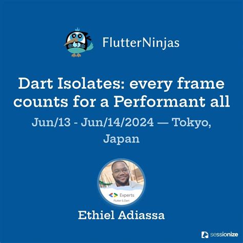 Ethiel A On Linkedin Just 2 Days Before Flutter Ninjas To Be Held In Tokyo Looking Forward To