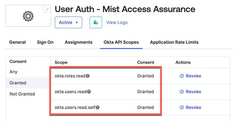 Okta Integration Mist