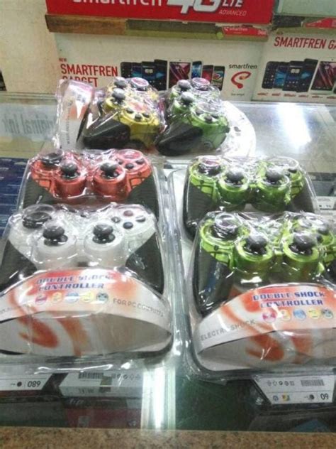 Stik Joystik Game Pad Double Usb Turbo Merk Esmile For Pc N Laptop Lazada Indonesia