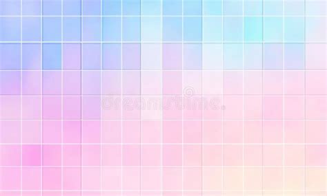Pastel Gradient Tiled Background With Soft Color Transitions Stock Illustration Illustration