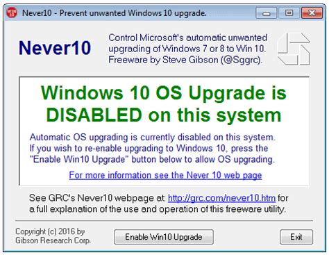 Never Prevent Upgrades To Windows GHacks Tech News
