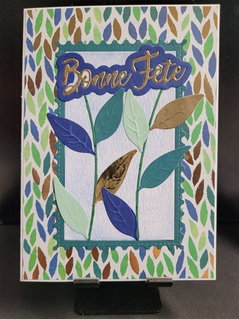 Bone Fate Card With Leaves