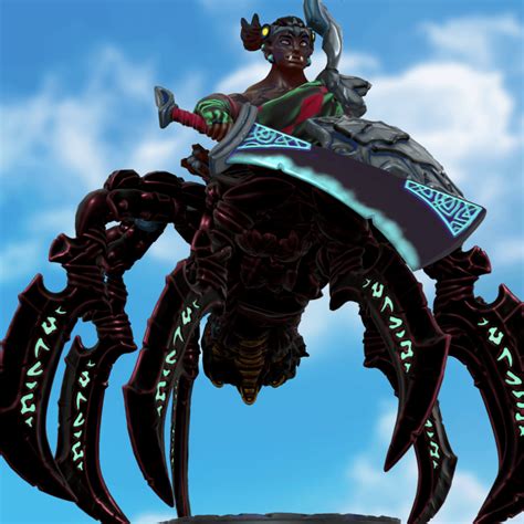 Orcane Web Born An Orcane Guardian Transformed By Ring Spiders Into