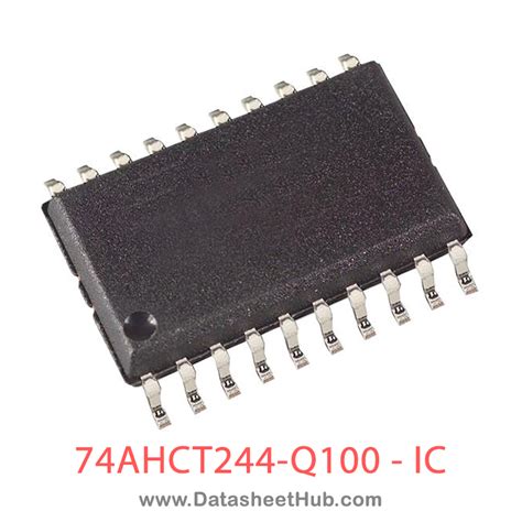 74ahct244 Q100 Datasheet Octal Buffer Line Driver Ic Datasheet Hub