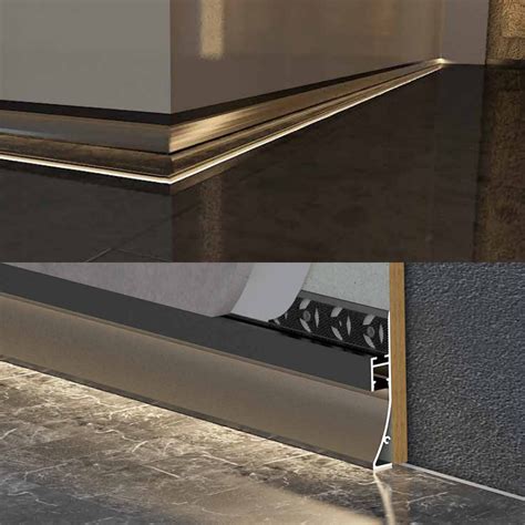 Tile Wall Led Baseboard Profile