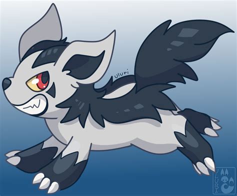 Mightyena Chibi By Uluri On Newgrounds
