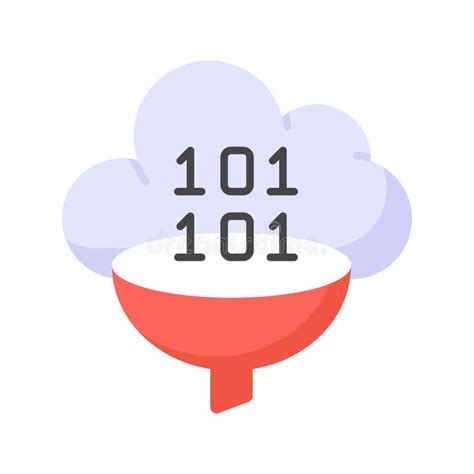 Data Filtering Vector Design In Trendy Style Concept Icon Of Data