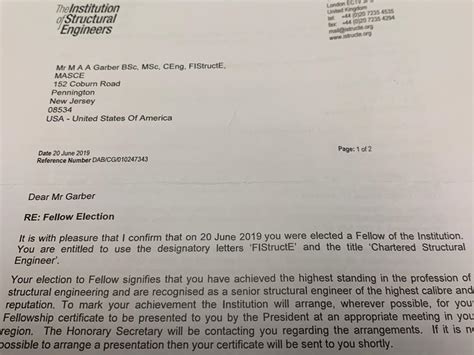 Mel Garber Cseng F Asce Fistructe Fslie Noma On Linkedin Delighted