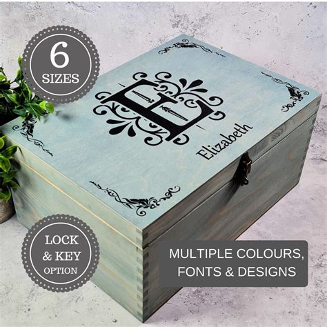 Large Memory Box Big Wooden Box Large Keepsake Box — Make Memento