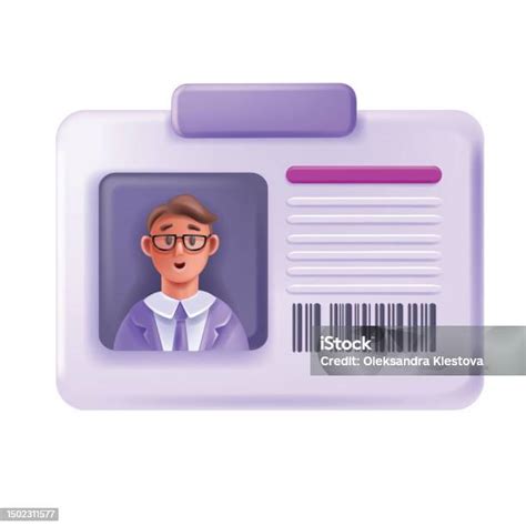 3d Id 카드 벡터 사람 직원 직원 문서 여권 자격 증명 고객 신원 배지 이름표에 대한 스톡 벡터 아트 및 기타 이미지 이름표 3차원 형태 신분 Istock