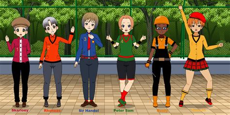 Skarloey Railway Engines 1 6 Humanized Kiseake By Jwwprod On Deviantart
