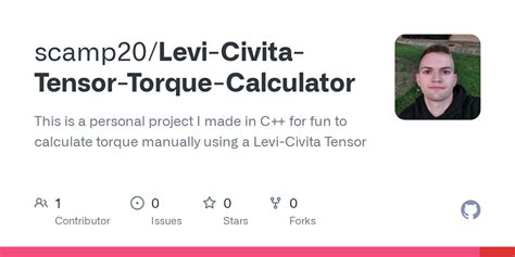 Github Scamp20levi Civita Tensor Torque Calculator This Is A