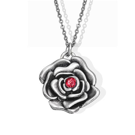 Ruby Rose Necklace Made From Rockets The Israel Boutique