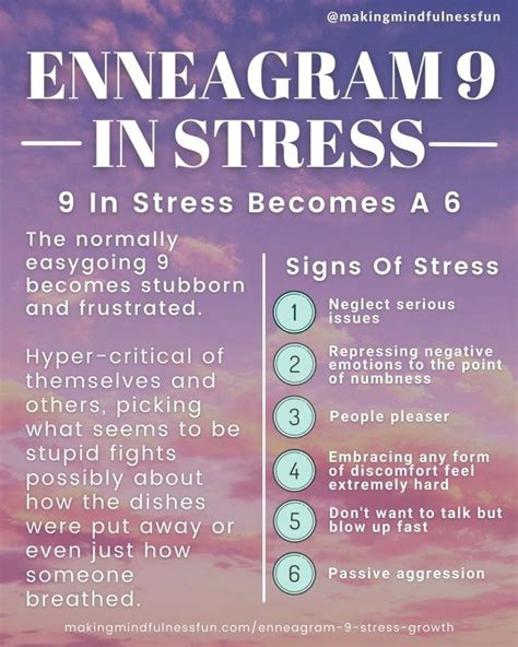 Enneagram 9 In Stress Growth Artofit
