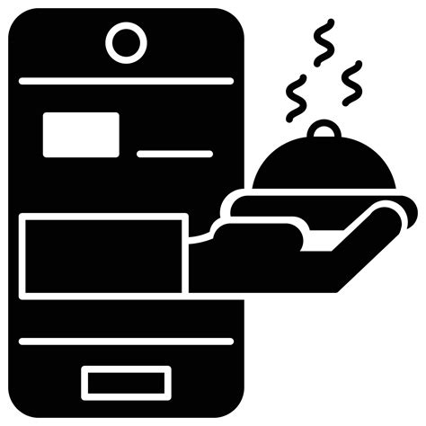 Online Ordering Icon Food Service Theme 11704644 Vector Art At Vecteezy