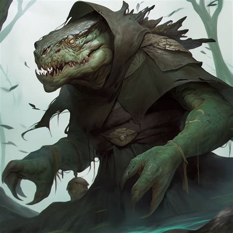 Cursed Lizardman By Alyskan On Deviantart