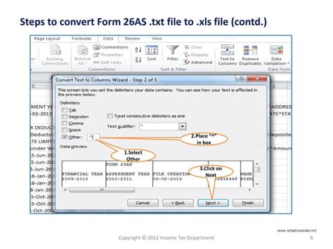 E Tutorial Convert Form 26 As Text File To Excel Pdf
