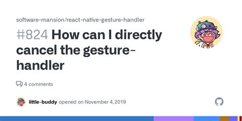 How Can I Directly Cancel The Gesture Handler Issue Software Mansion React Native