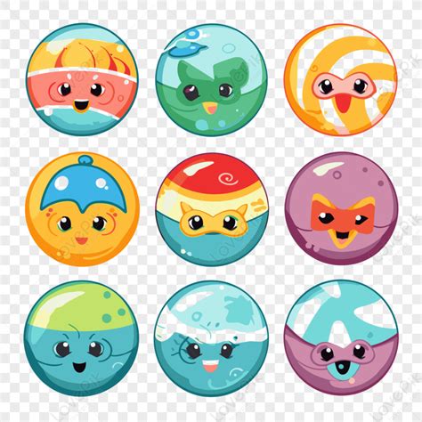 비치 볼 클립 아트 귀여운 만화 거품 벡터비치볼세트 Png 일러스트 무료 다운로드 Lovepik