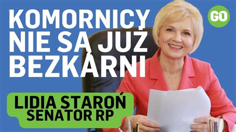 Komornicy Nie Są Już Bezkarni Senator Lidia Staroń Dożynki 2023 W