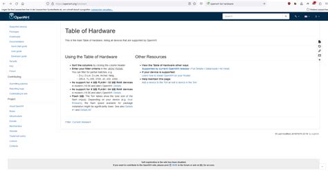 Table Of Hardware Is Not Working On Website Site Feedback And Other